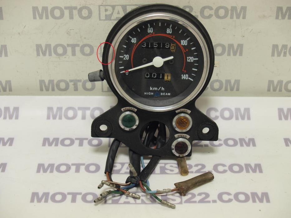 MOTOPARTS 22 - HONDA CMX 250 REBEL SPEEDOMETER ASSY COMPLETE